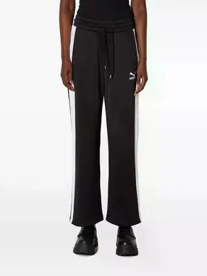 PUMA Iconic T7 Logo-embroidered Side-stripe Track Pants