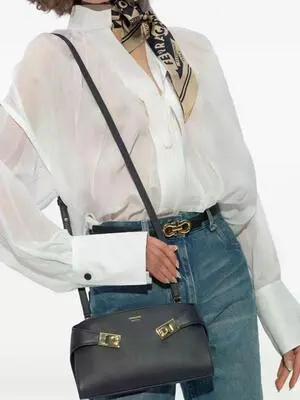 FERRAGAMO Mini Hug Cross Body Bag - Blue
