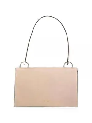 Furla Tortoiseshell-effect Logo Plaque Shoulder Bag - Neutrals