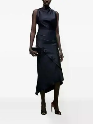 Victoria Beckham Kyra Draped Midi Dress