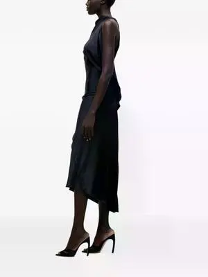 Victoria Beckham Kyra Draped Midi Dress