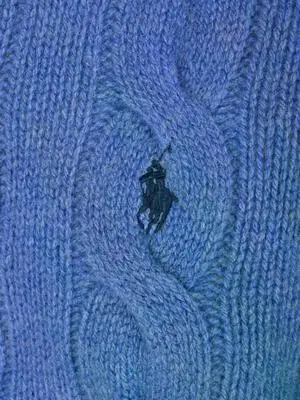 Polo Ralph Lauren Cable-knit Embroidered-logo Sweater