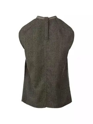 Rick Owens Draped Frayed-edge Top