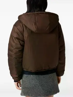 Miu Miu Cropped Ripstop Down Jacket