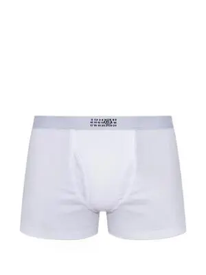MAISON MARGIELA Logo-print Boxer - White