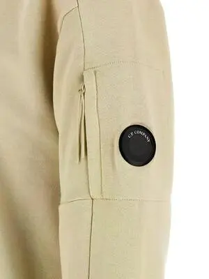 C.P. COMPANY Diagonal Raised Fleece Lens Half-zip Sweatshirt
