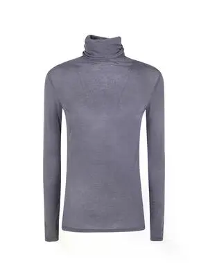 Antonelli Firenze Roll-neck Long-sleeved Sweater - Grey