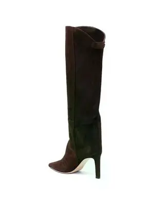 JIMMY CHOO Alizze Suede Knee-high Boots - Brown