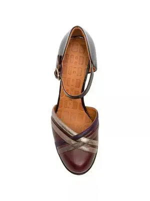 Chie Mihara Dedana Platform Heeled Pumps - Red