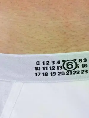 MAISON MARGIELA Logo-print Briefs