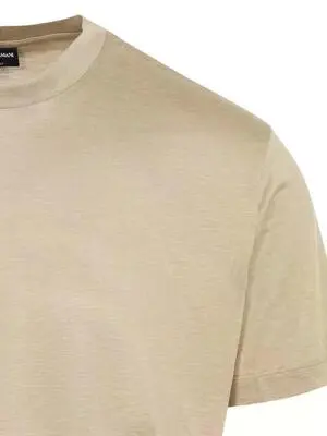 Giorgio Armani Round Neck Silk T-shirt
