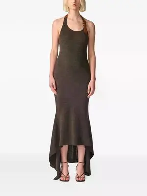 Monse Belted Halter-neck Maxi Dress