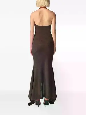 Monse Belted Halter-neck Maxi Dress