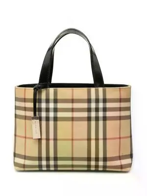 Burberry Coated Canvas Handbag