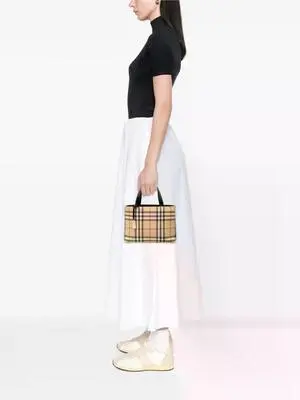 Burberry Coated Canvas Handbag