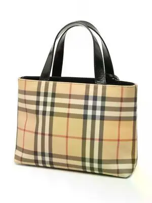 Burberry Coated Canvas Handbag