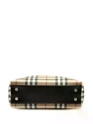 Burberry Coated Canvas Handbag