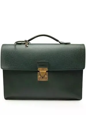 LOUIS VUITTON Taiga Leather Briefcase