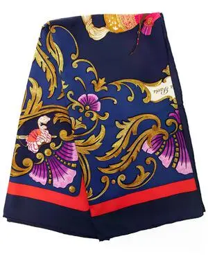 Hermès 1980-2000 Cheval Turc Silk Scarf 90 Scarves