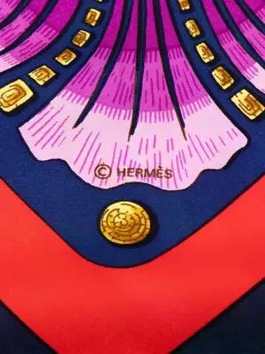 Hermès 1980-2000 Cheval Turc Silk Scarf 90 Scarves