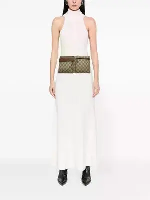 Gucci Gg Supreme Double Pocket Belt Bag