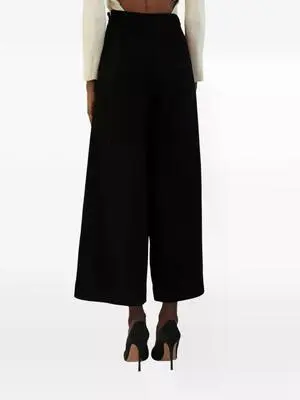 EMILIA WICKSTEAD Wool Crepe Wide-leg Culotte Trousers
