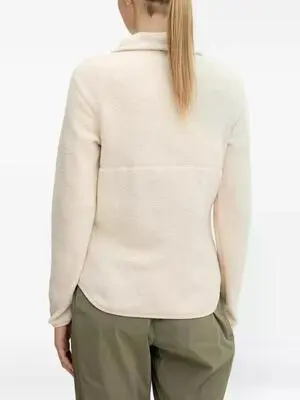 JACK WOLFSKIN Cream Beige Fleece Sweatshirt