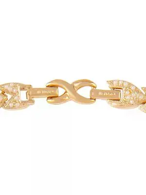 SUSAN CAPLAN 1990s D'orlan Rhinestone-embellished Choker Necklace