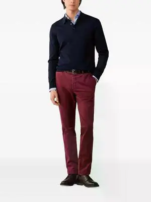 HACKETT LONDON Long-sleeve Polo Sweater