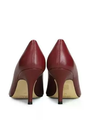 THE SELLER Pointed-toe Leather Stiletto Pumps