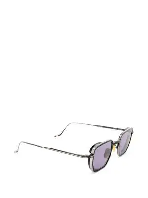 JACQUES MARIE MAGE Atkins Geometric Titanium Sunglasses