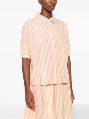 Maison123 Domenico Striped Short-sleeve Shirt