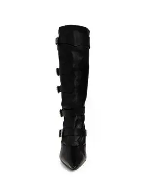VIVIENNE WESTWOOD Treasure Buckle-strap Knee-high Boots
