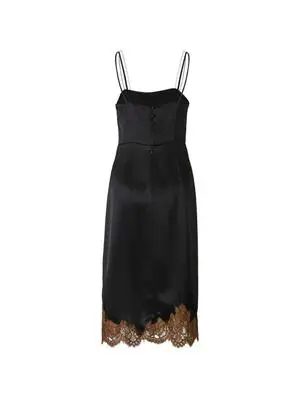 Dorothee Schumacher Midi Dress With Lace Trim