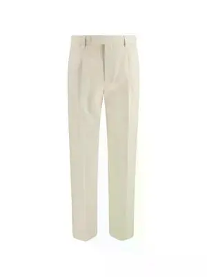 Zegna Pleated Straight-leg Trousers