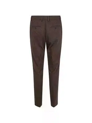 CRUNA Herringbone-pattern Trousers