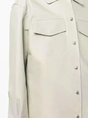 Off-White Raw-edge Shirt Jacket