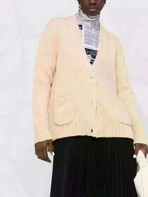 Off-White Reverse-logo Oversized Cardigan