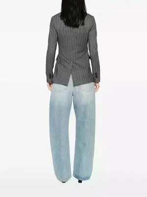 CIRCOLO 1901 Double-breasted Pinstripe Blazer