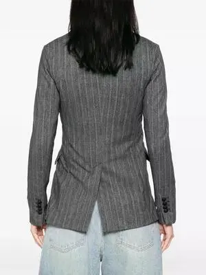 CIRCOLO 1901 Double-breasted Pinstripe Blazer