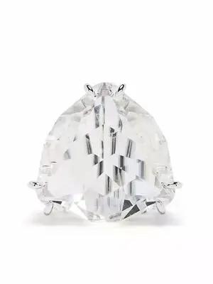 SWAROVSKI Mesmera Triangle Cut Crystal Clip Single Earring
