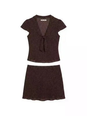 REFORMATION Kelson Polka-dot Two-piece Set