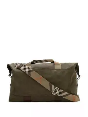 Burberry Tavistock Holdall In Coated Cotton Canvas