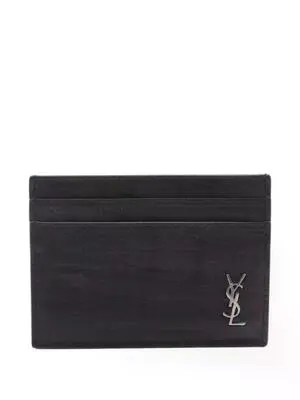 Saint Laurent 2020s Cassandra Card Case - Black