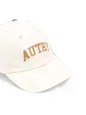 AUTRY Logo-embroidered Corduroy Baseball Cap