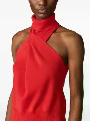Monse Twist-front Halterneck Top