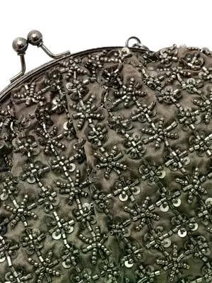 HOSS INTROPIA Nuria Bead-embellished Sequined Clutch Bag