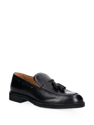 FRACAP Tassel Detail Leather Loafers