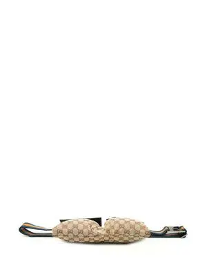 Gucci 2000-2015 Gg Canvas Web Double Pocket Belt Bag