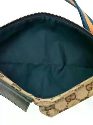 Gucci 2000-2015 Gg Canvas Web Double Pocket Belt Bag